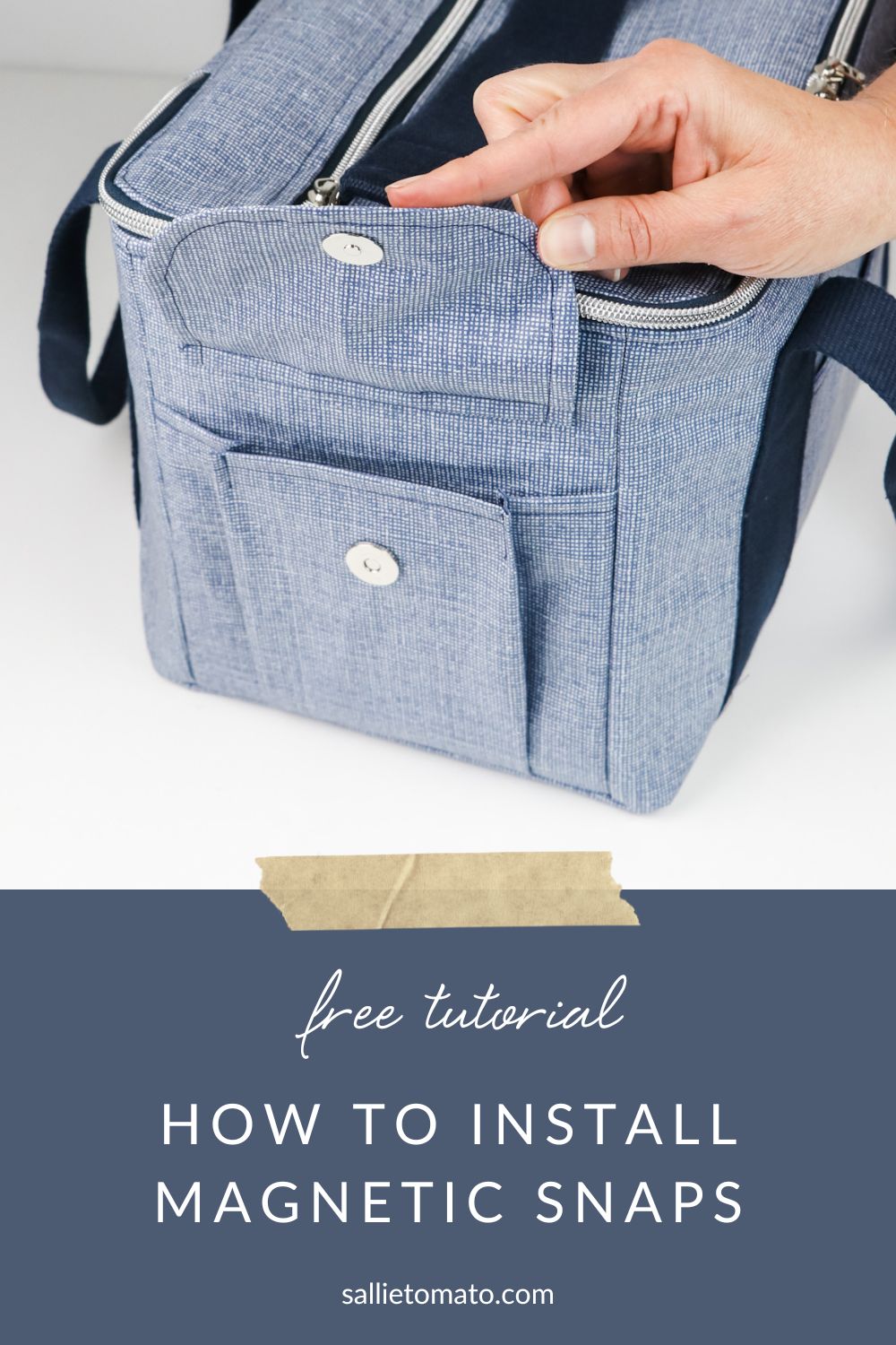Exploring Magnetic Snaps: Prong vs. Invisible Sew-in Snaps for Bag Mak – Sallie Tomato