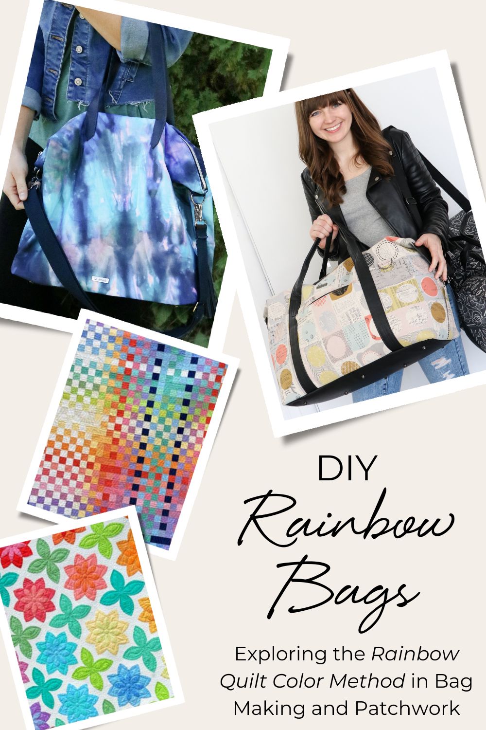 Exploring the Rainbow Quilt Color Method in Bag Making and Patchwork ...