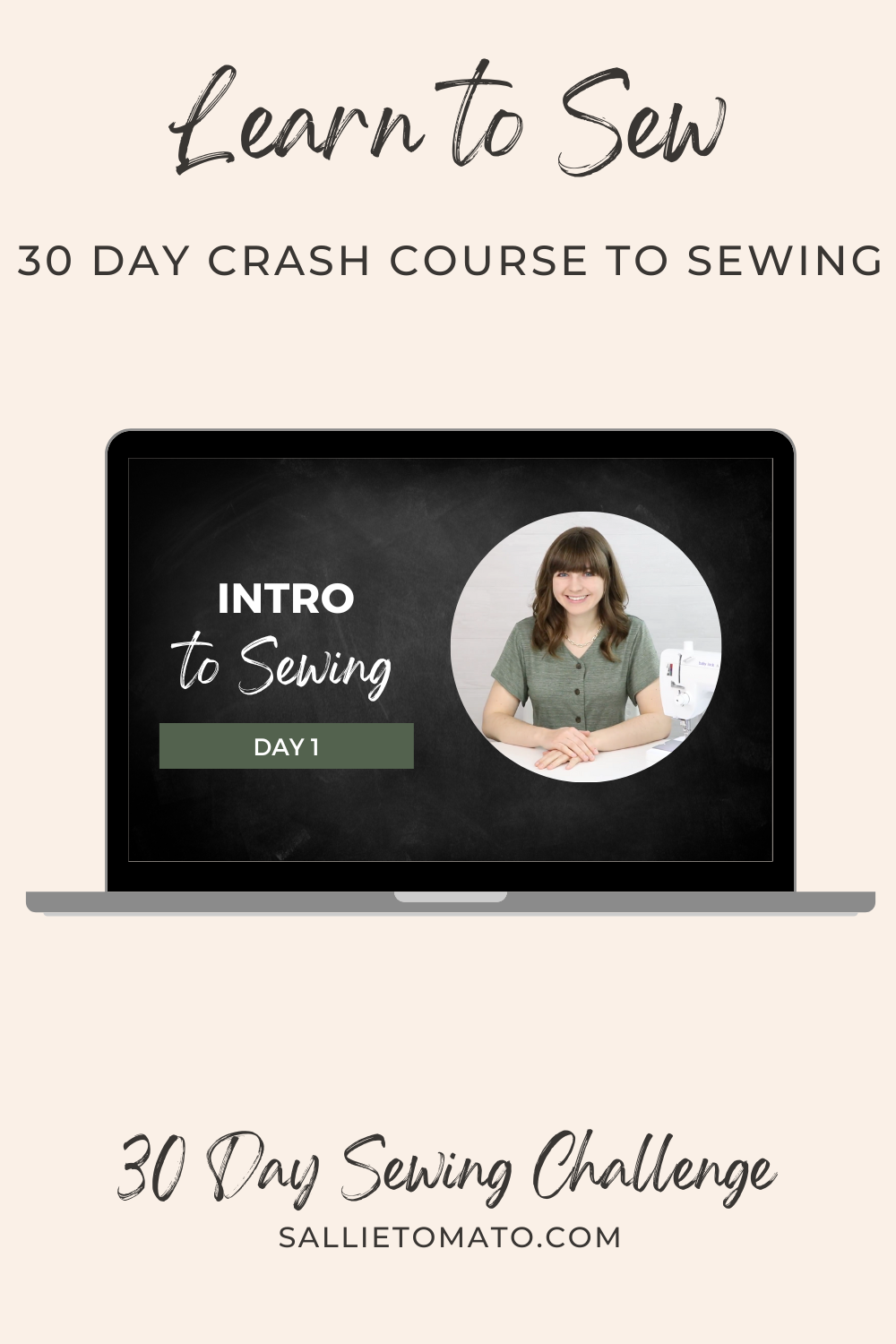 Learn to Sew Introduction | Day 1 of 30 Day Sewing Challenge | SEWING ...