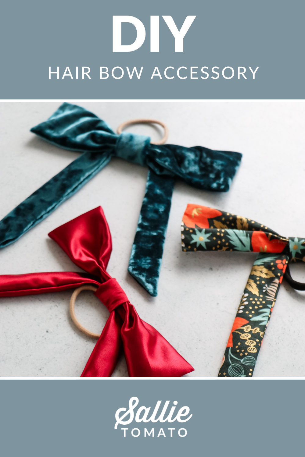 Simple DIY Hair Bow Tutorial - Free Pattern! – Sallie Tomato