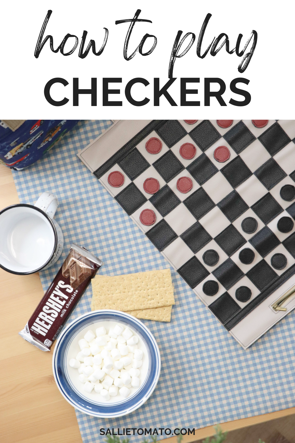 How to Play Checkers | DIY Checkerboard Pattern Release! – Sallie Tomato