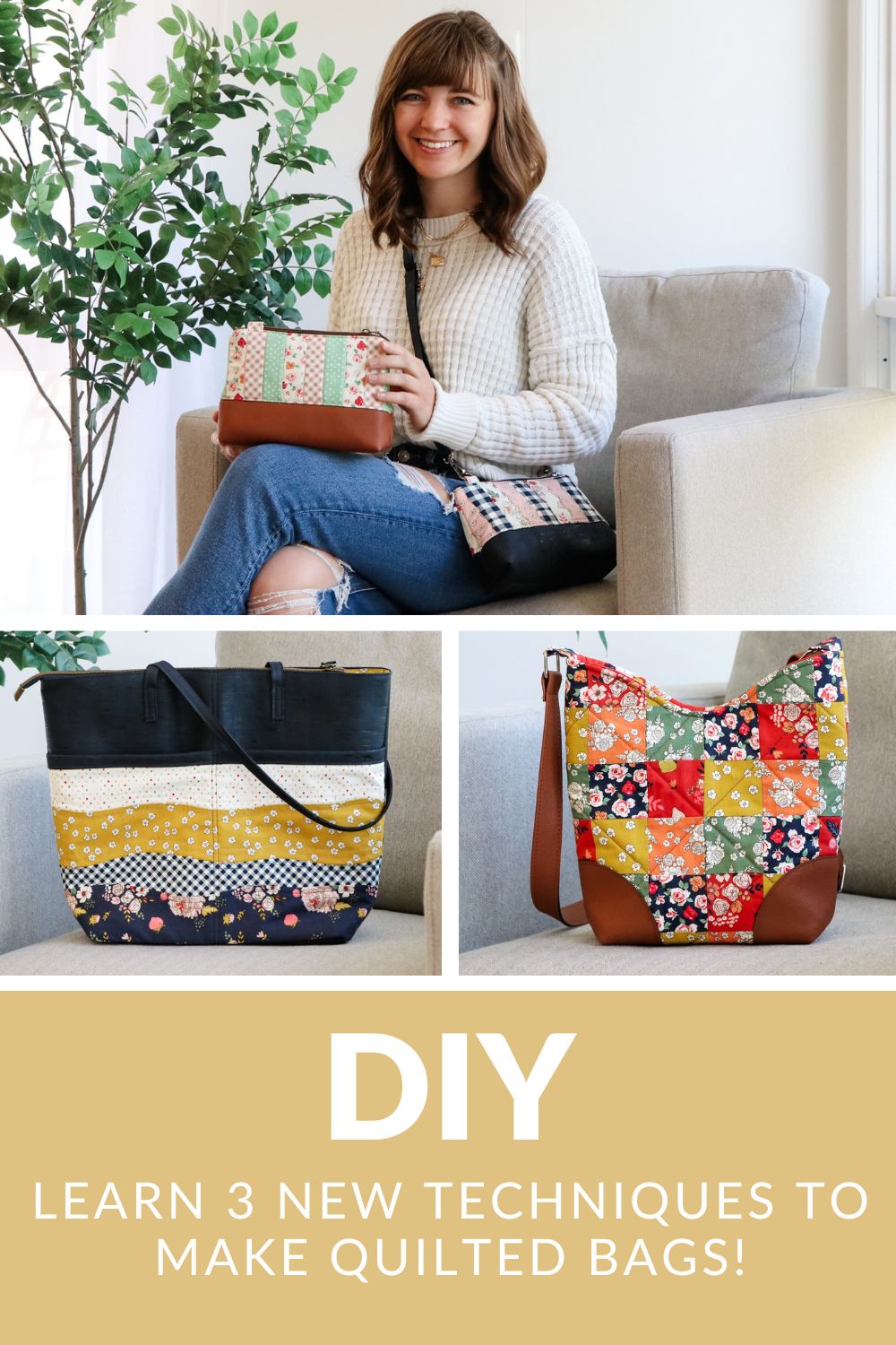 Learn How to Make Quilted Bags with 3 Project Techniques! – Sallie Tomato