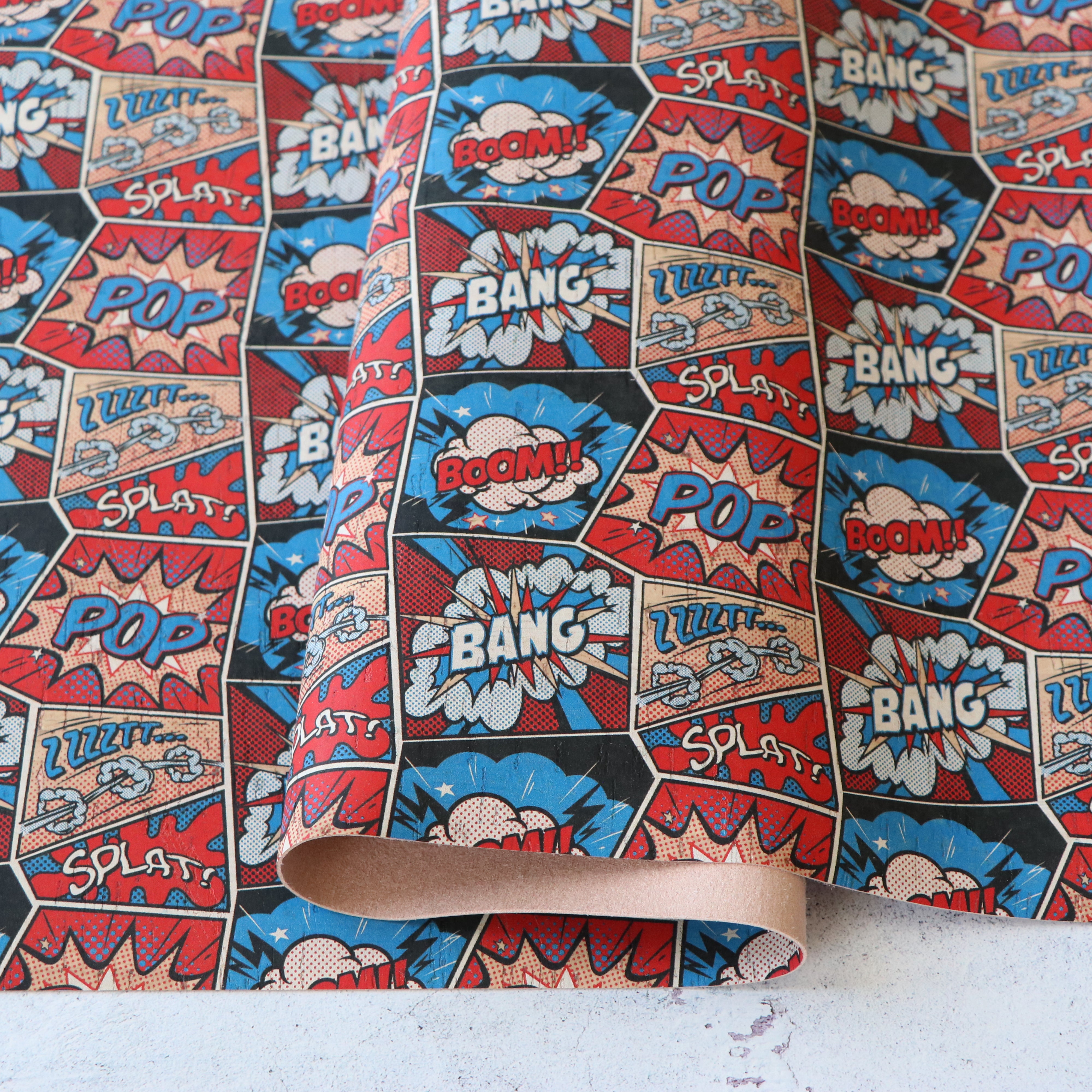 Comic Art Cork Fabric – Sallie Tomato