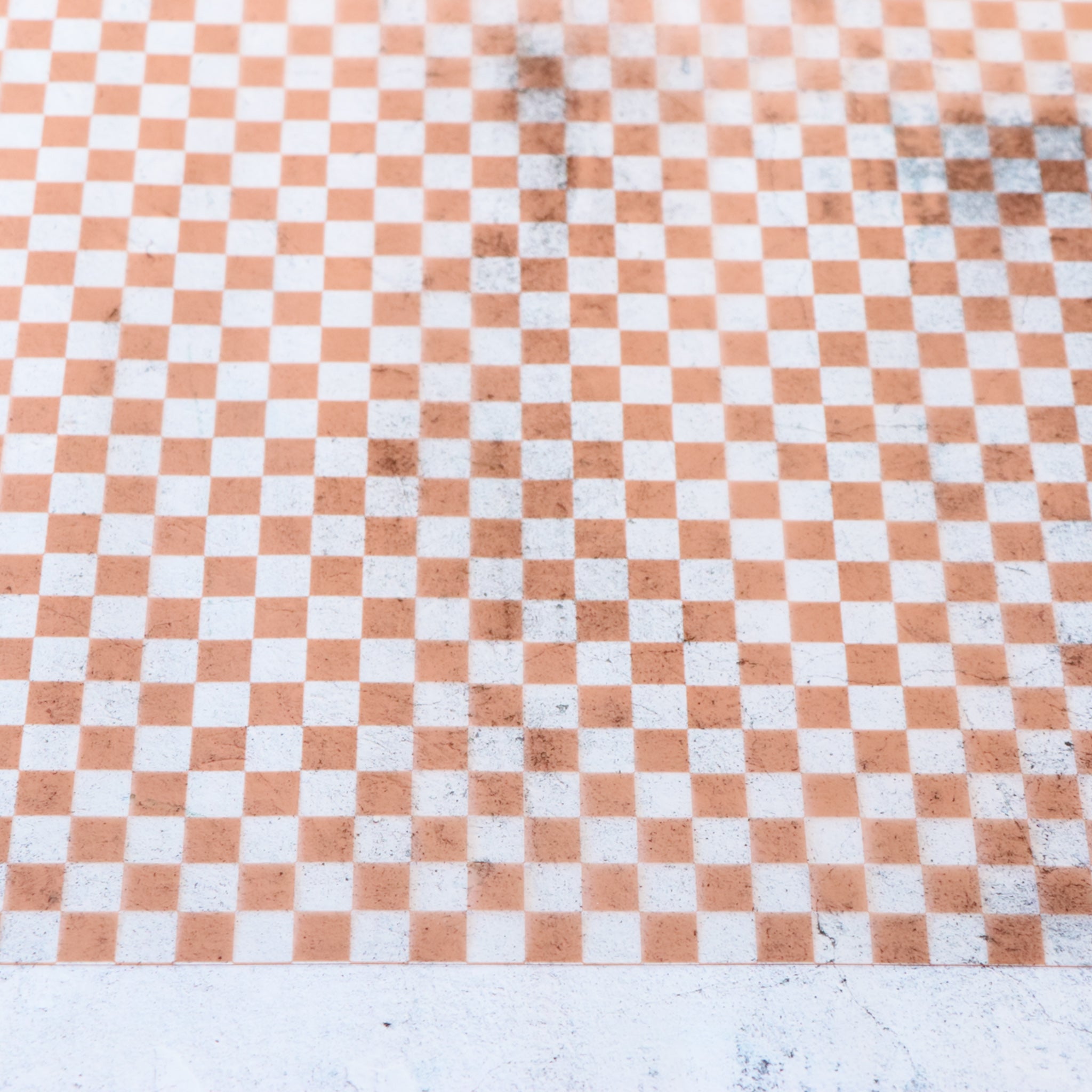 Apricot Checkerboard Print Clear TPU Vinyl – Sallie Tomato
