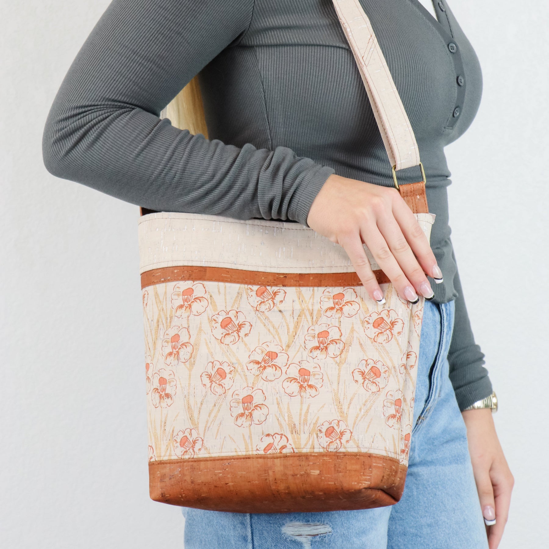 Colleen Annalea Designer Print: Laughing Daffodil Cork Fabric – Sallie ...