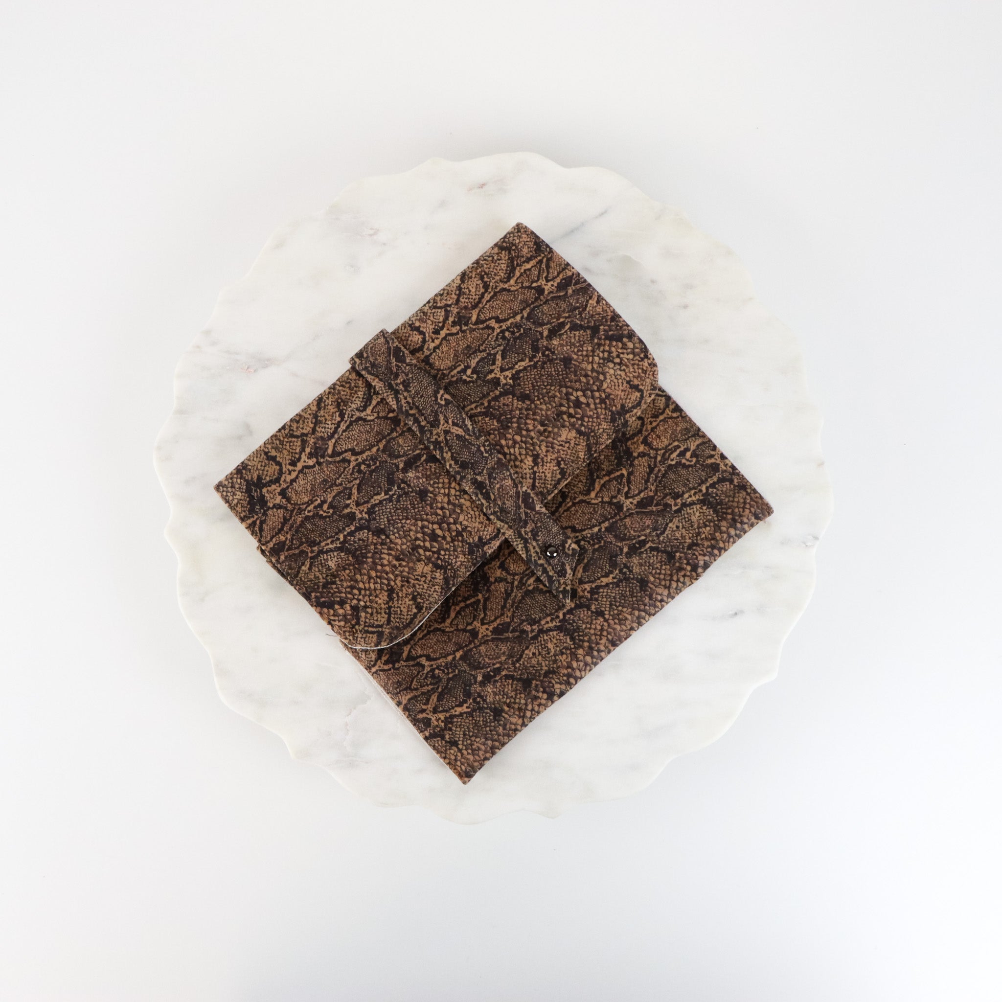 Sample Sale- Lunch Wrap - Snake Cork Fabric – Sallie Tomato