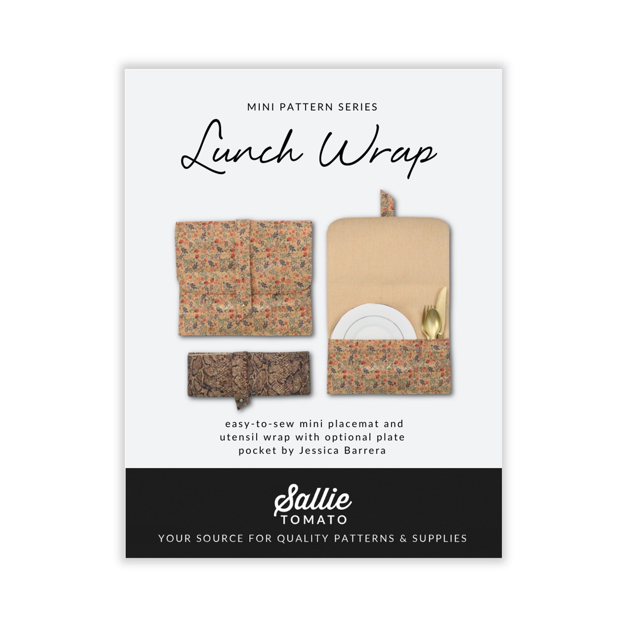 Lunch Wrap Paper Pattern – Sallie Tomato