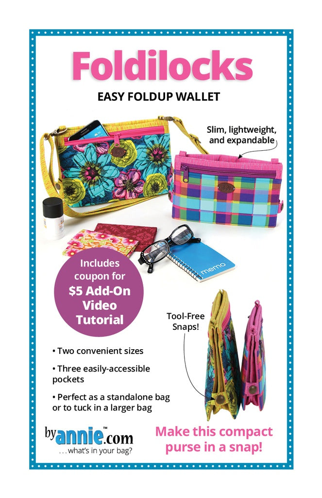 Foldilocks Easy Foldup Wallet ByAnnie – Sallie Tomato
