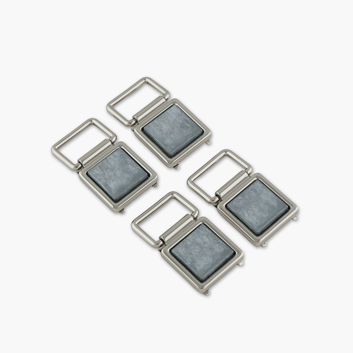 Four Fabric Covered Strap Connectors – Sallie Tomato