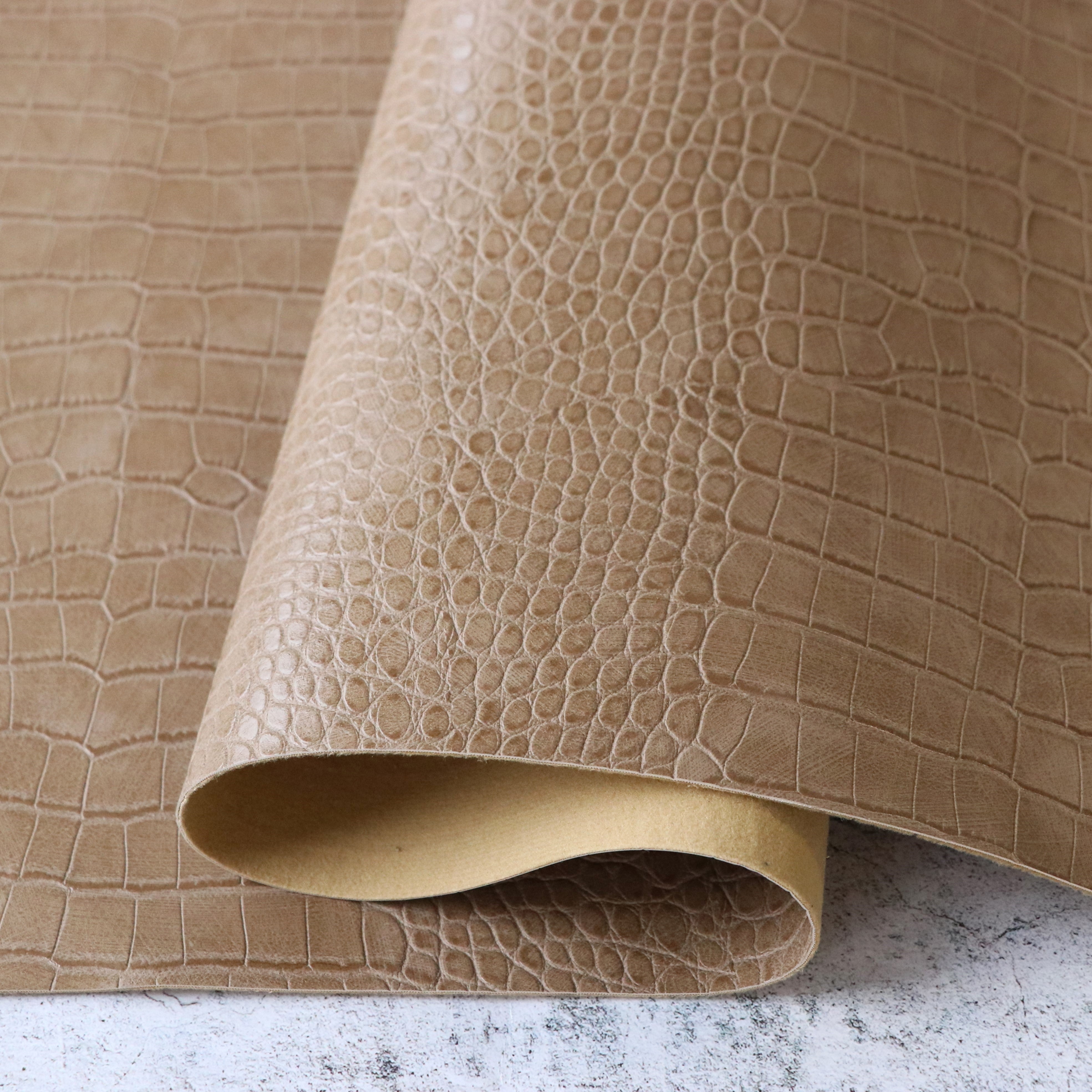 Clay Beige Alligator Faux Leather – Sallie Tomato